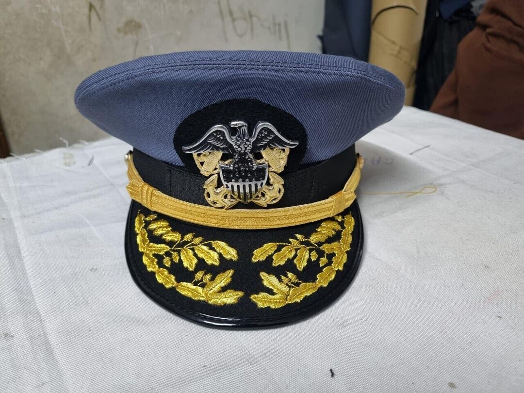 US Navy Visor Commander Cap HAT Kepi All Sizes Available - Etsy