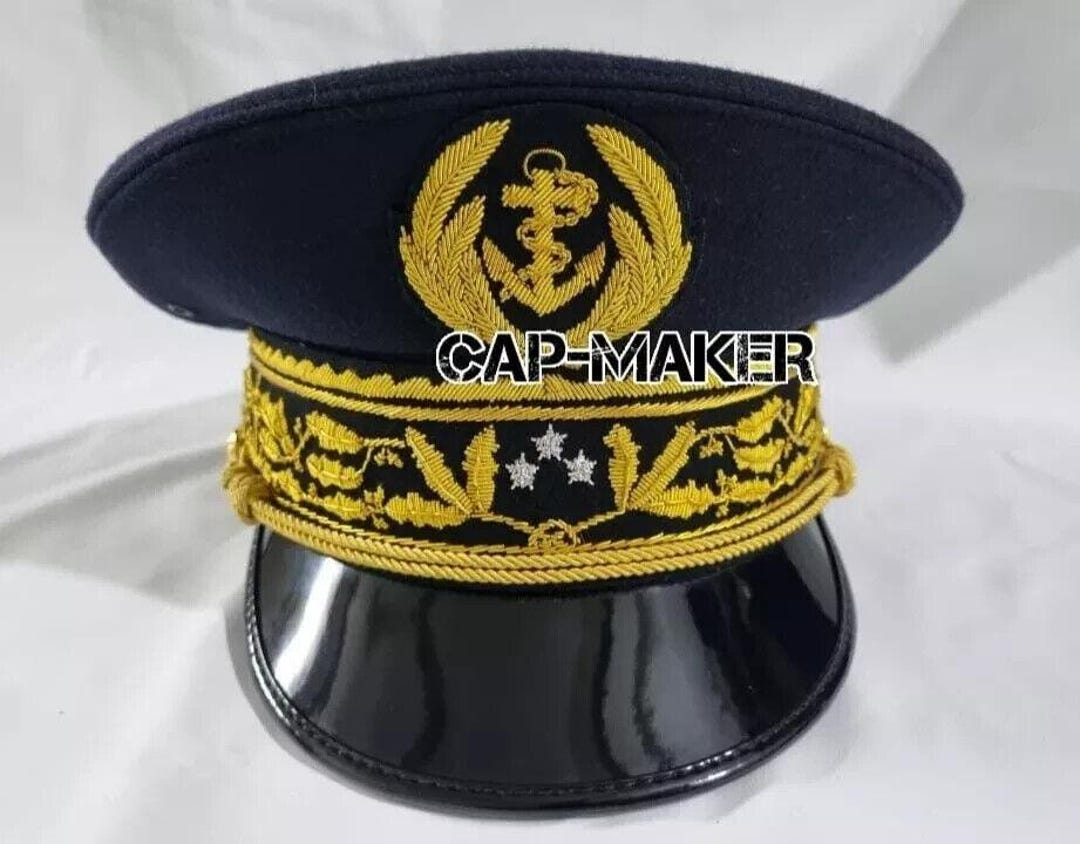 French Cap Hat Kepi - French Navy Admiral General Hats - Etsy Australia