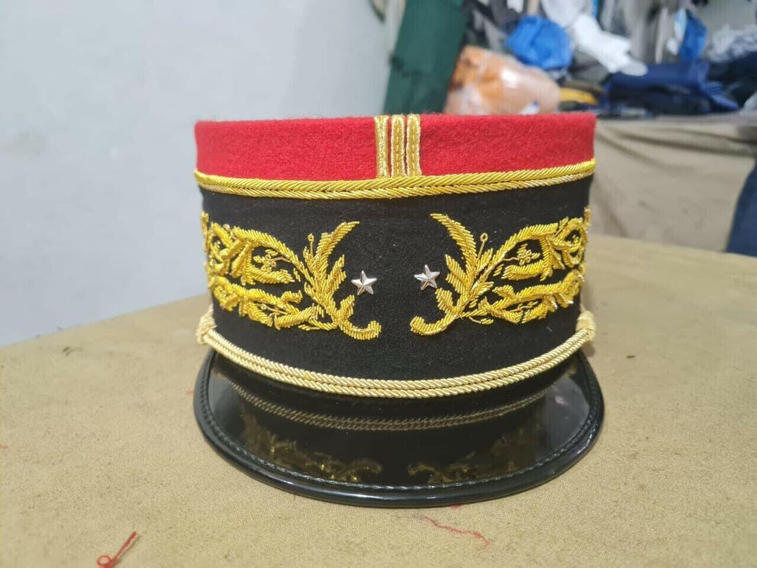 French Hat Cap Kepi - FRENCH KEPI 1547 MODEL Top Replica Cap Bullion ...
