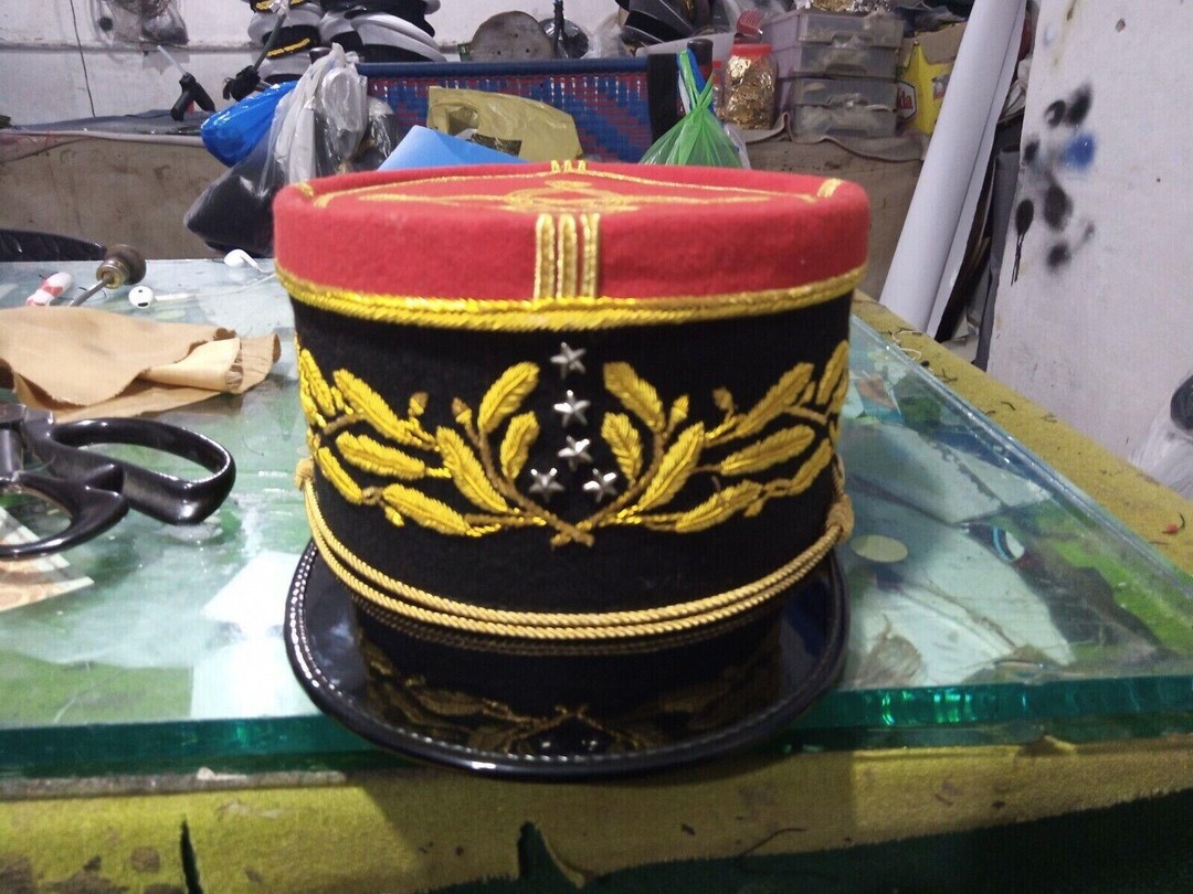 Replica French Kepi French Army KEPI Bullion Hand Embroidered All Sizes Available - Etsy