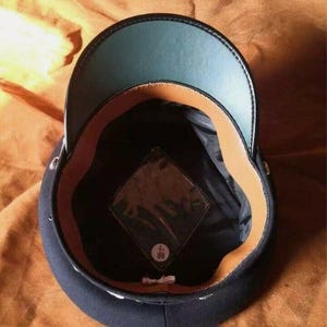 French Police Cap Hat Kepi - Bullion Hand Embroidered - Etsy