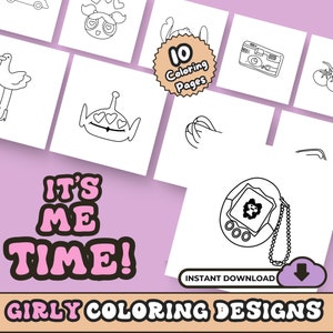 10 Satisfying Designs. Bold, Easy Beautiful Designs to Color. Relaxing ...