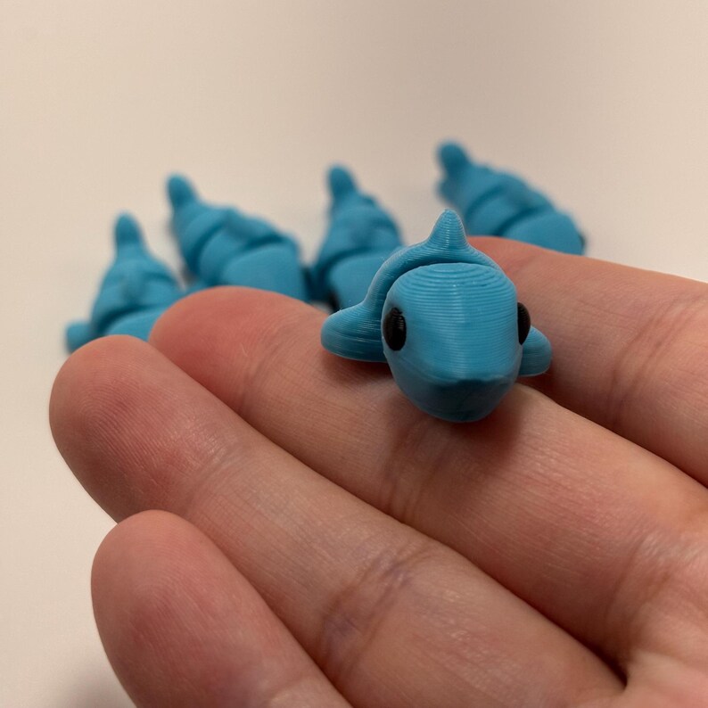 Mini Shark Fidget Toy | 3D Printed Keychain - Etsy