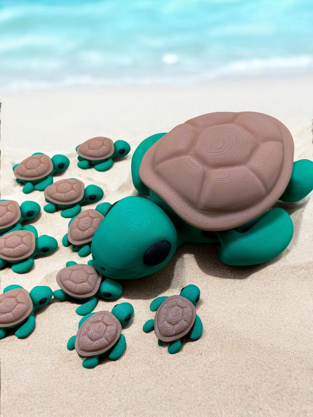 Cute Turtle Fidget - Keychainable Fall Sensory Stress Relief for ...