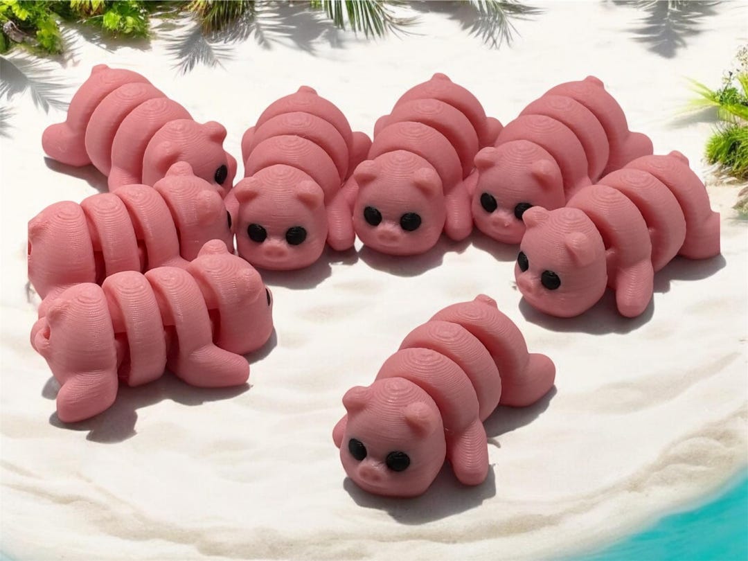 Mini Pig Fidget Toy | Sensory Stress Relief, Stocking Stuffer - Etsy