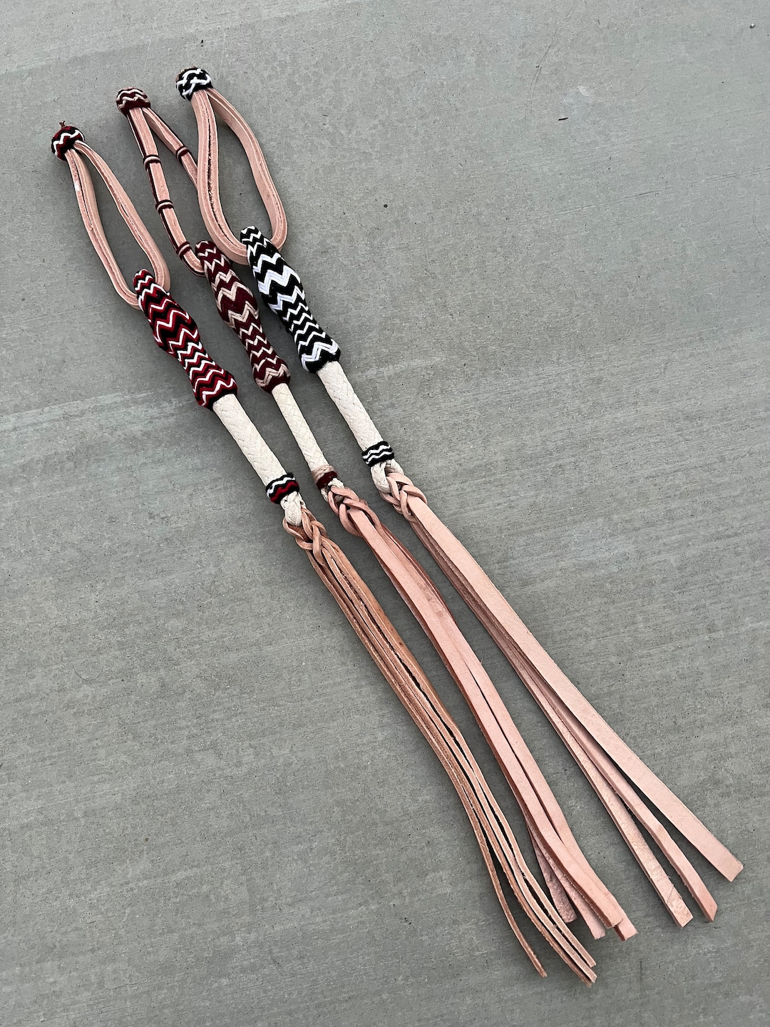 Hand Braided Leather Horse Quirt: Western Horse Tack (30 Inches) - Etsy