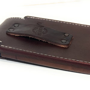 Heavy Duty Leather Phone Case With Belt Loop & Velcro Closure - Etsy