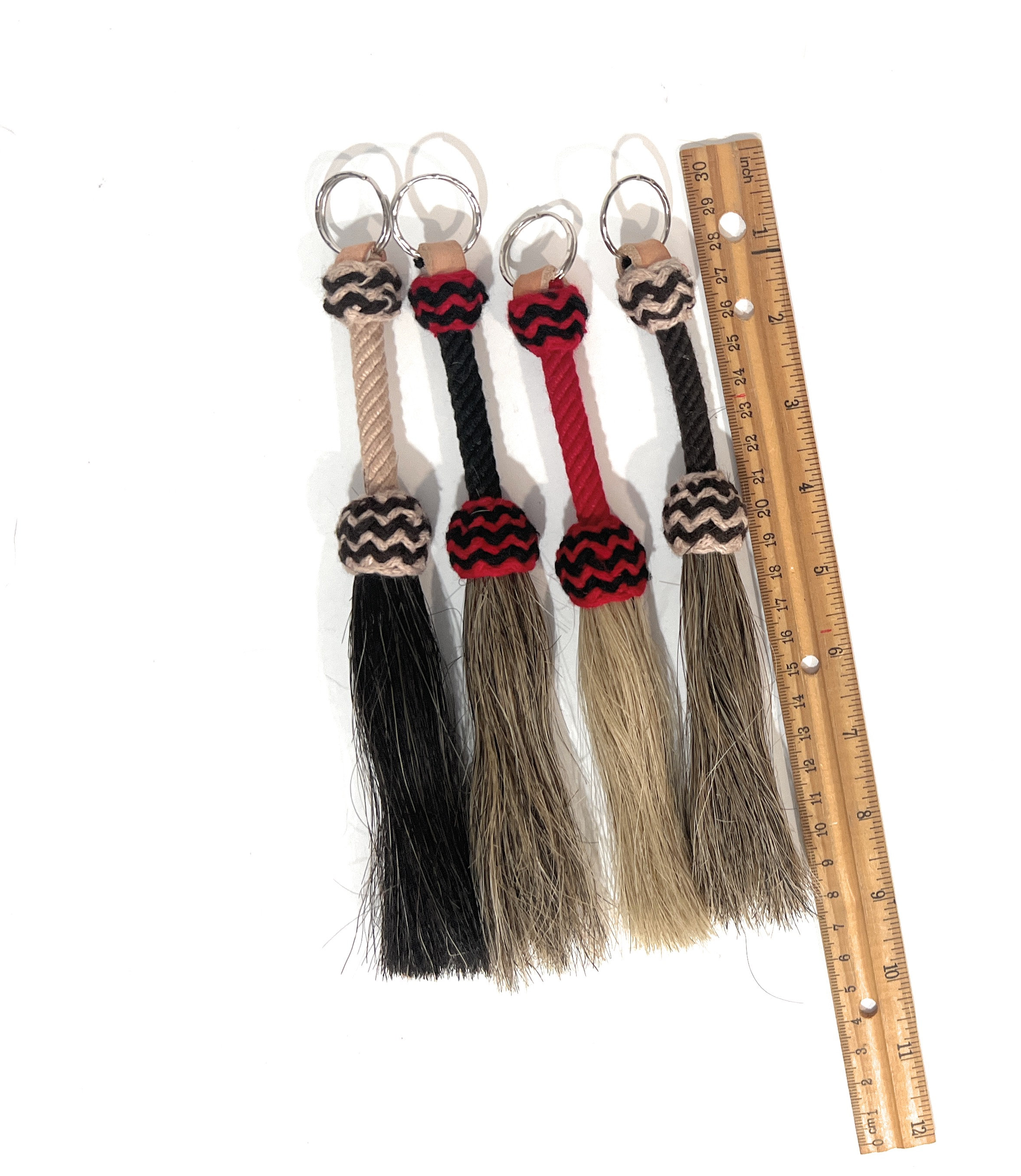 Handmade Horse Hair Western Keychain, Cowboy Rodeo Keychain - Etsy