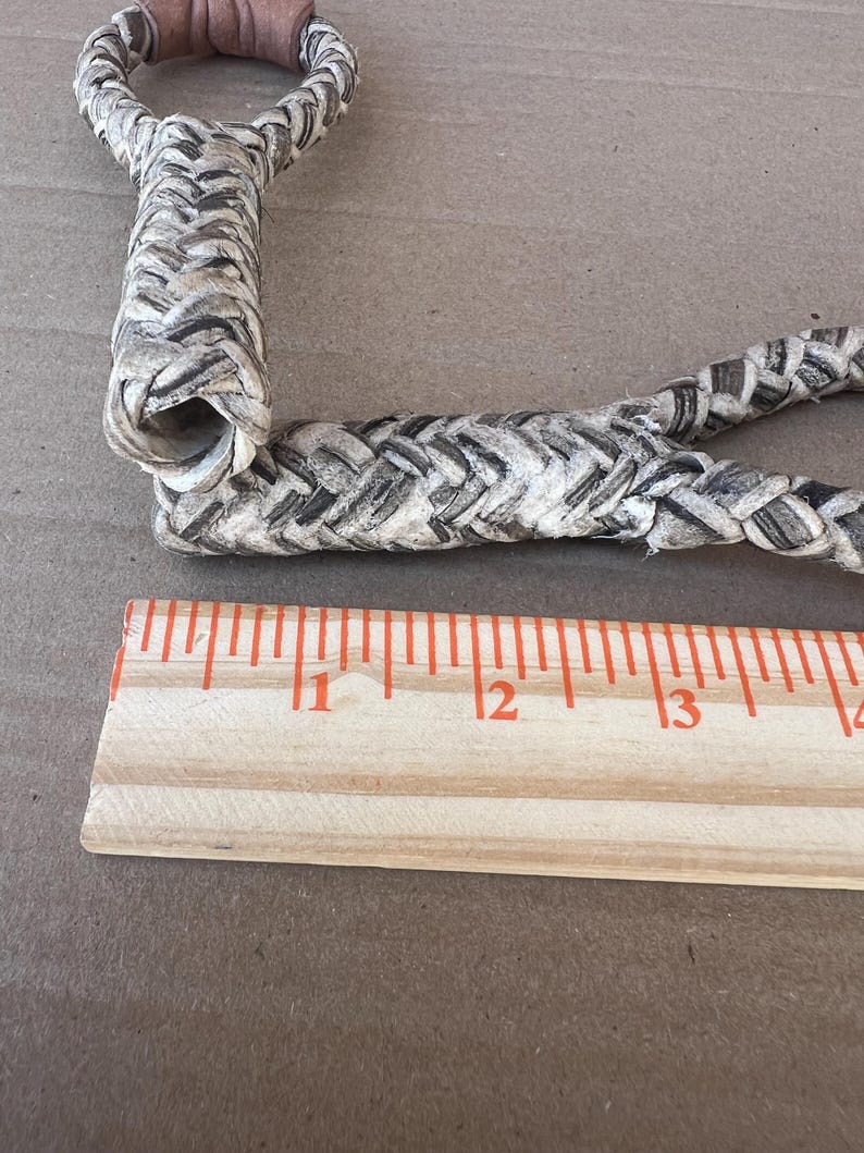 Handmade Rawhide Western Rope Hondo: 3/8" Loop - Etsy