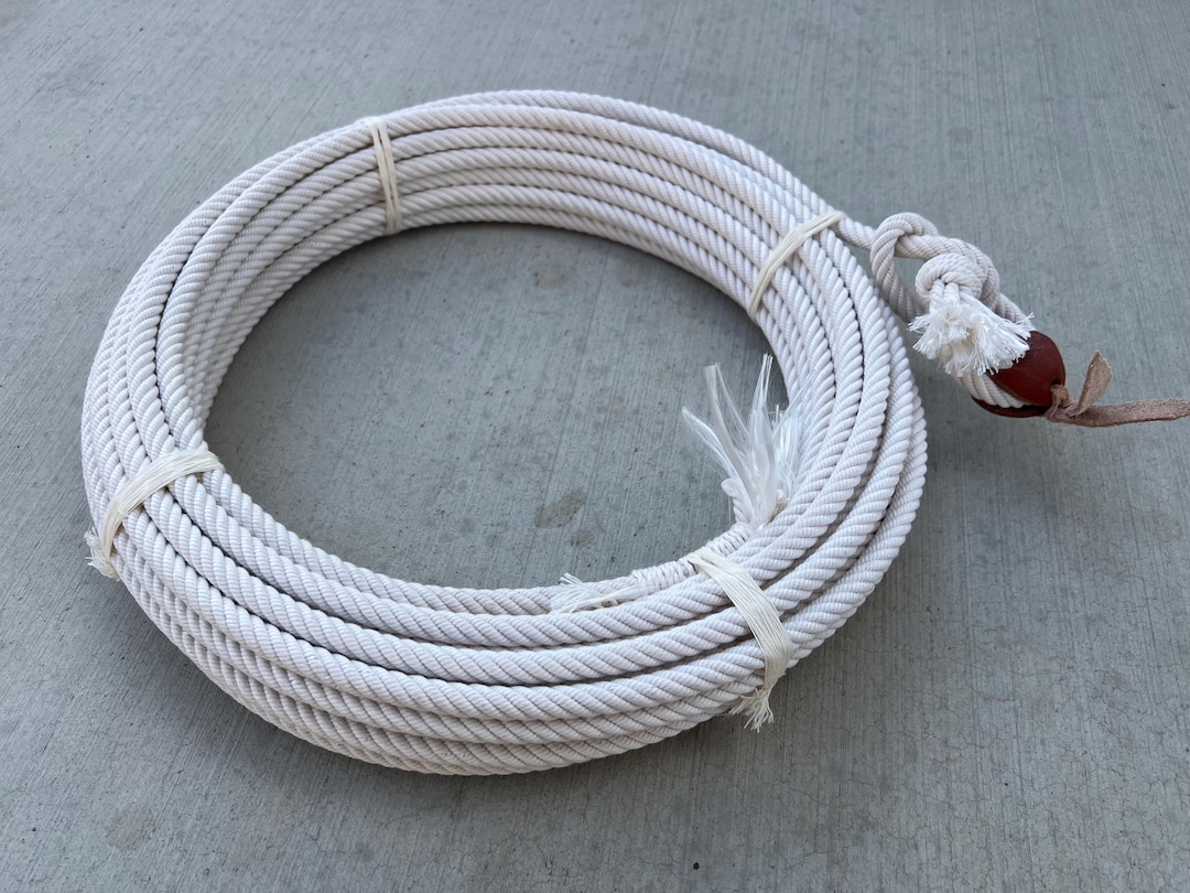 Handmade 68 Ft Cotton Western Lariat Rope: Cowboy Rodeo Lasso - Etsy