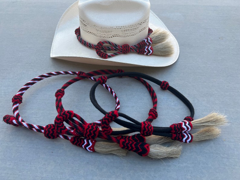 Handmade Horse Hair Western Hat Band: Cowboy Rodeo Decoration - Etsy