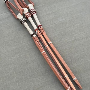 Hand Braided Leather Horse Quirt, Western Saddle Horse Gear, Cuarta ...