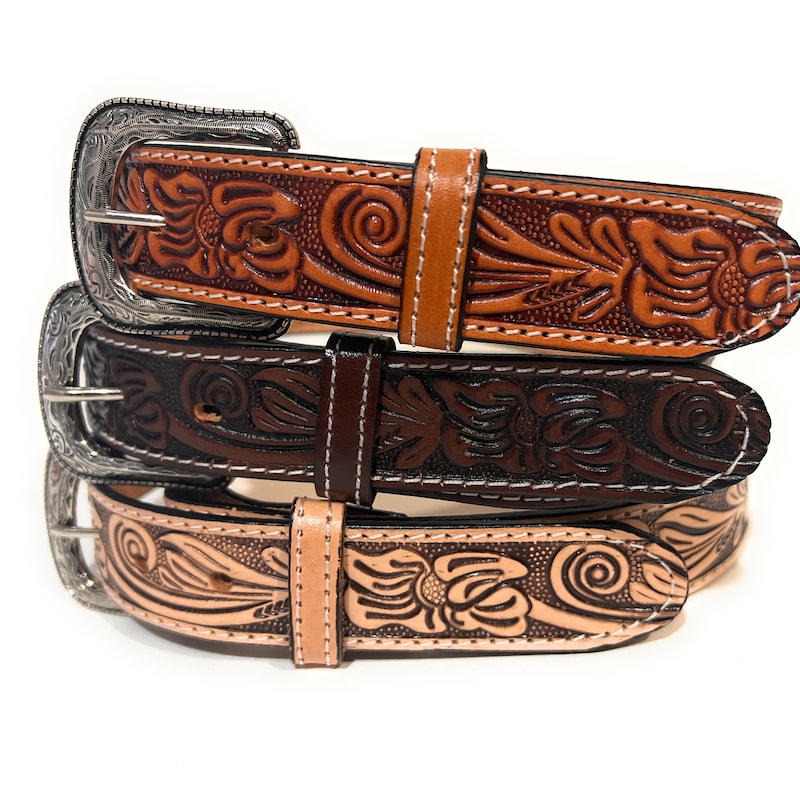 Mens Leather Weaved Belt - Etsy