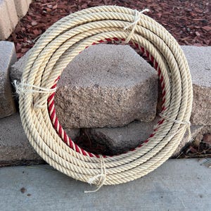 Handmade 68 Ft Ixtle Western Rodeo Rope: Cowboy Lariat Lasso - Etsy