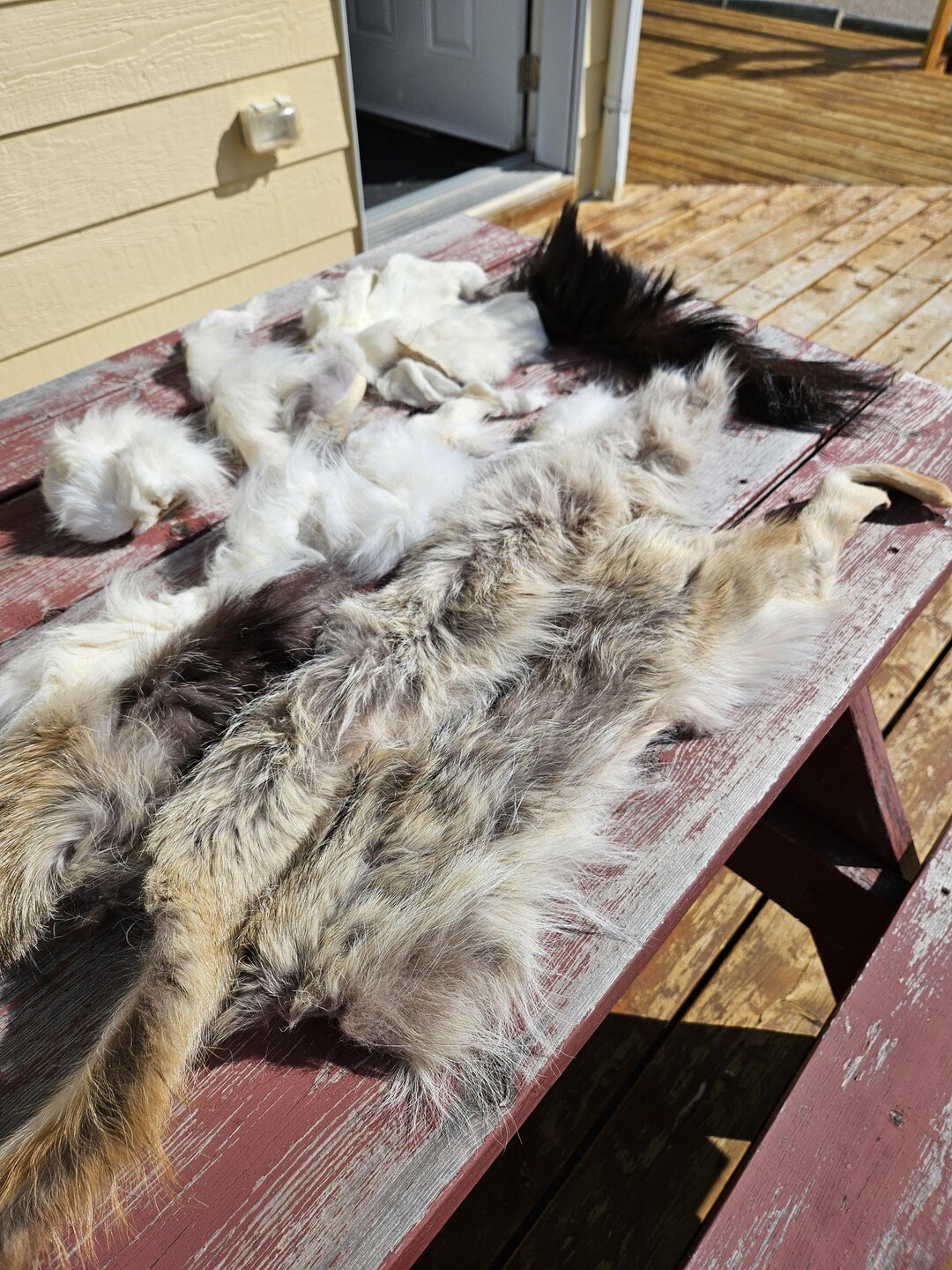 Fur Scraps 350g Fox, Arctic Fox, Buffalo - Etsy