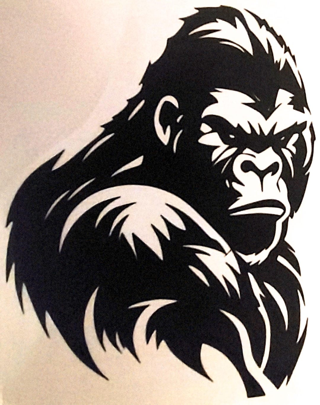 Gorilla Sticker Decal - Etsy