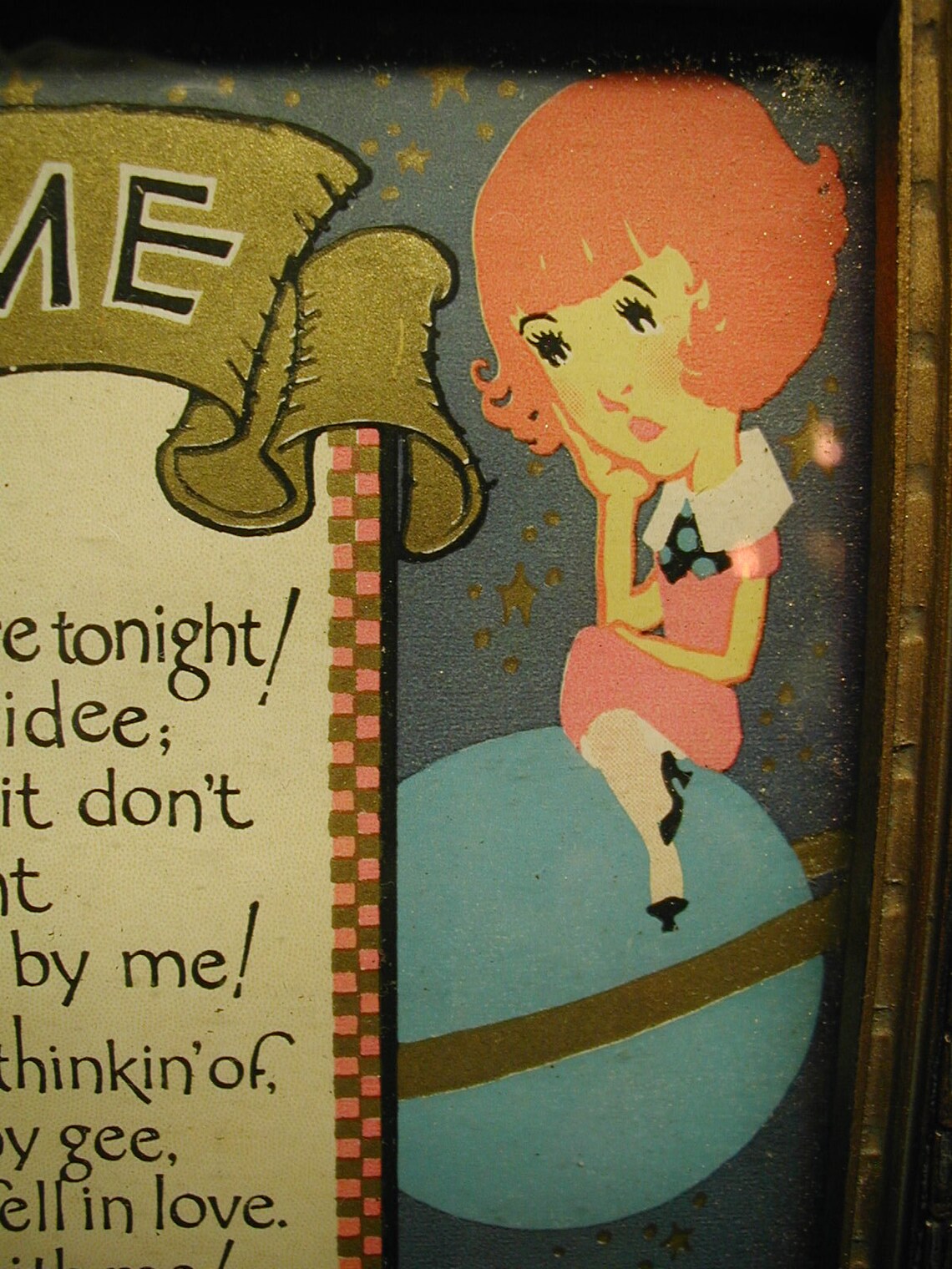 Antique 20s Art Deco Flapper Cupids Cartoon Buckbee Brehm Lonesome Poem ...