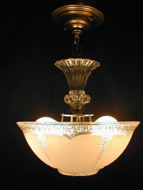 New chrome bead chain for antique three hole art deco vintage light ...