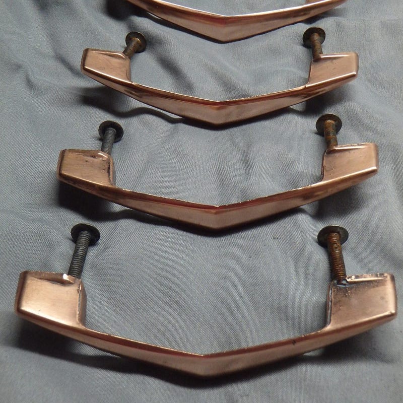 Copper Drawer Pull - Etsy