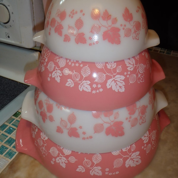 Pink Pyrex Bowls - Etsy