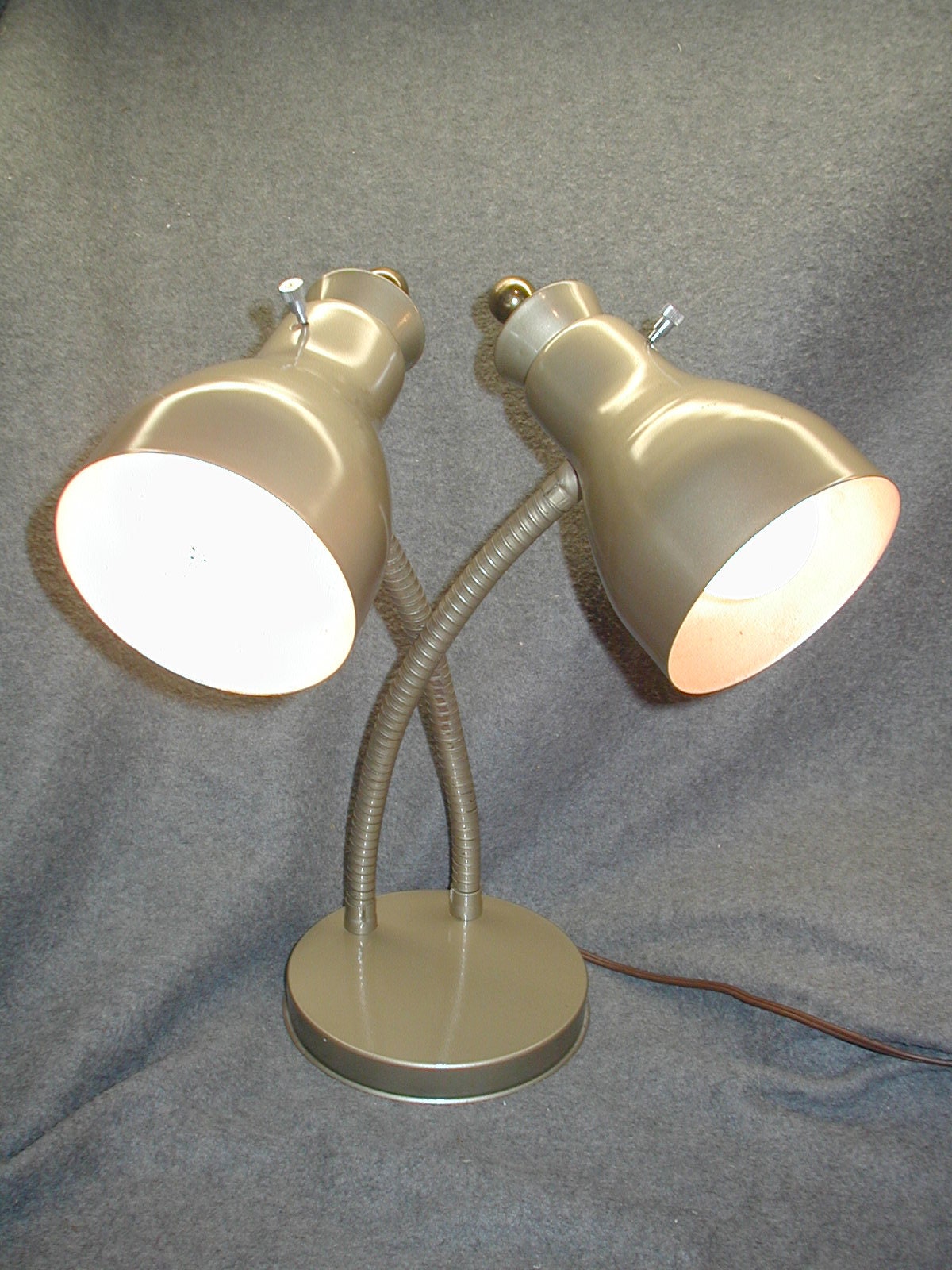 Mid Century Modern MCM Vintage Atomic Space Age 50s Double Gooseneck ...