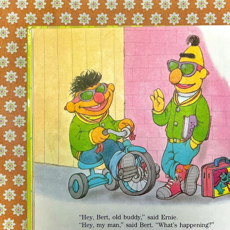 1988 Sesame Street 'just Like Ernie' Vintage Children's Book - Etsy