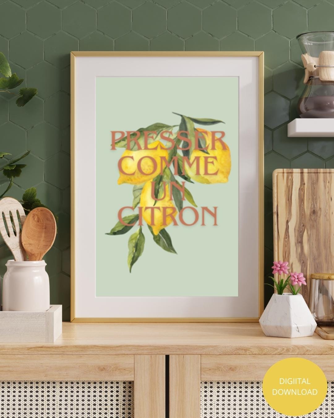 Modern Kitchen Poster Minimalist Decoration Kitchen Decoration Kitchen ...