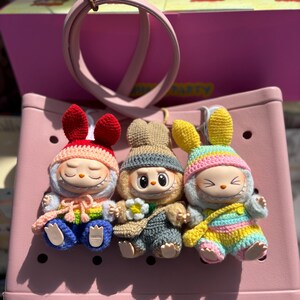 Labubu Macaron V2 Crochet Outfits - Etsy UK