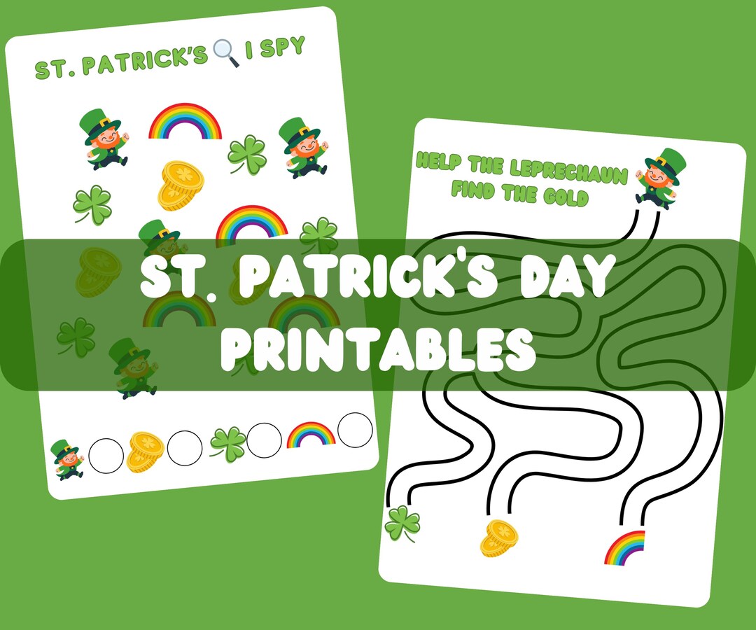 St. Patrick's Day Printables | St. Patrick's Day Kids Activity | St ...