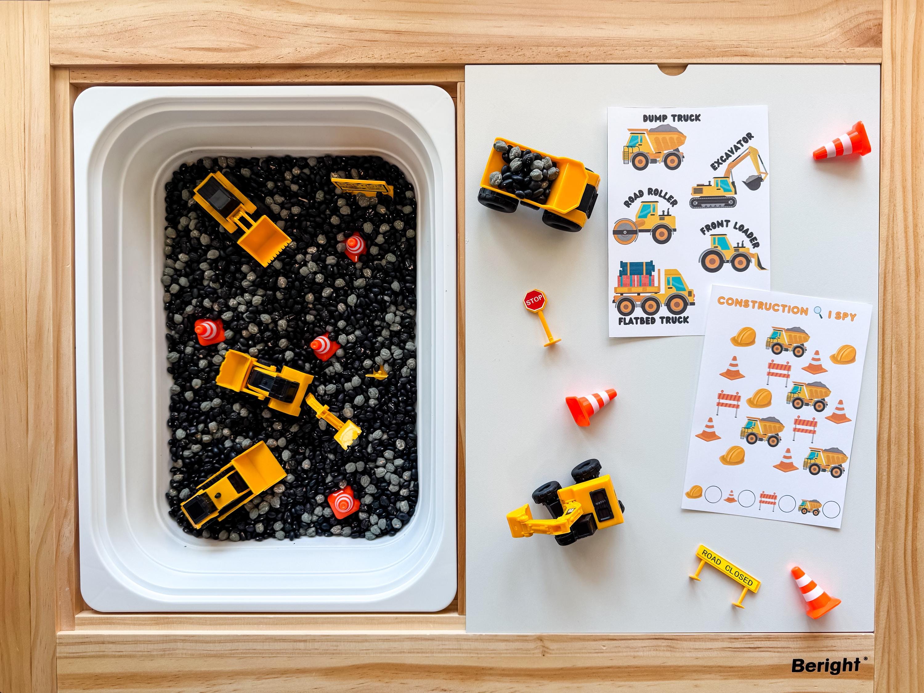 Construction Printables | Construction Kids Activity | Construction I SPY | Construction Seek ...