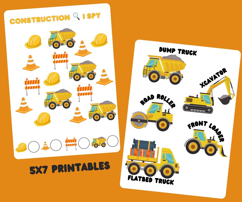 Construction Printables | Construction Kids Activity | Construction I ...