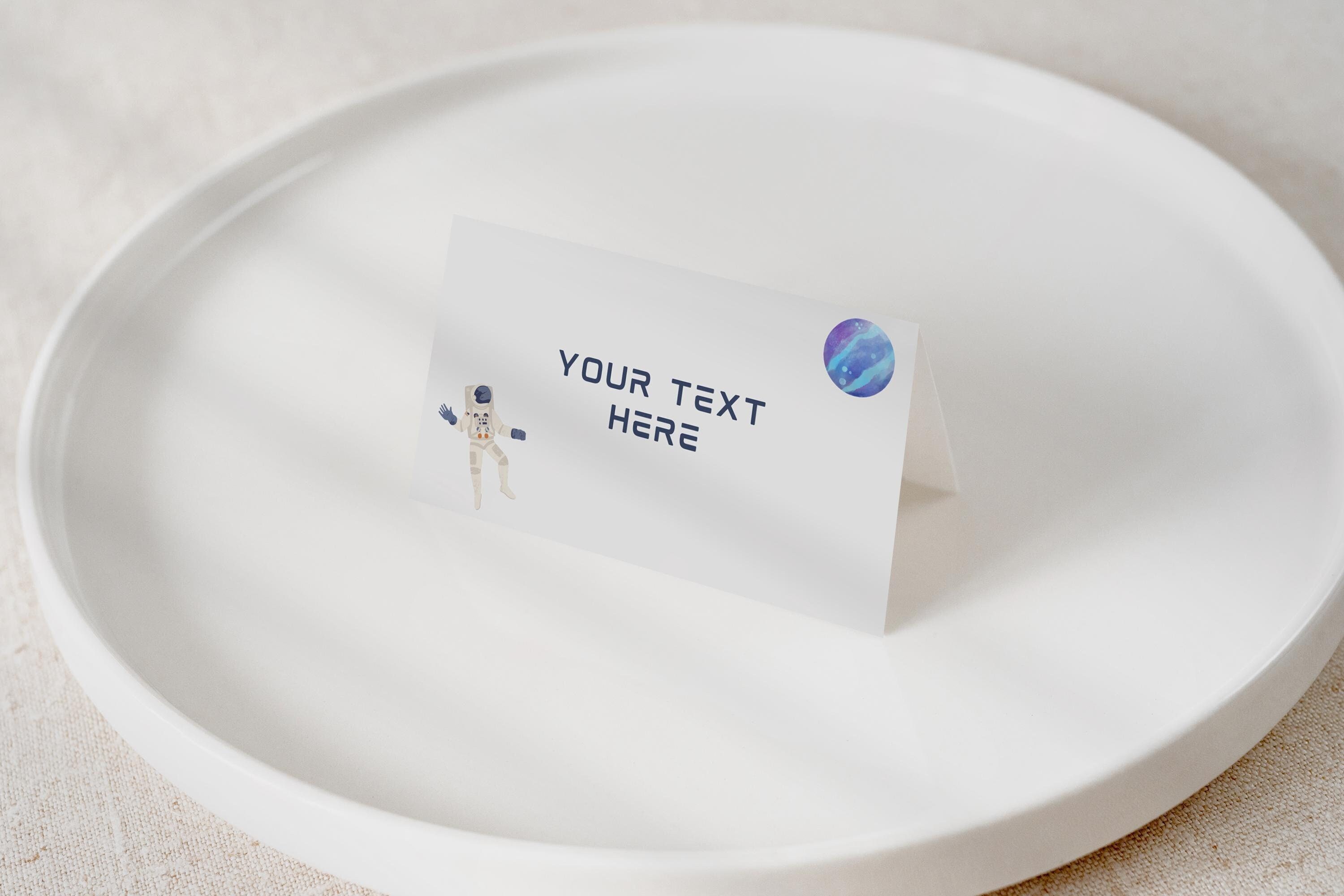 Editable Outer Space Food Tent Label | Outer Space Place Cards | Galaxy ...