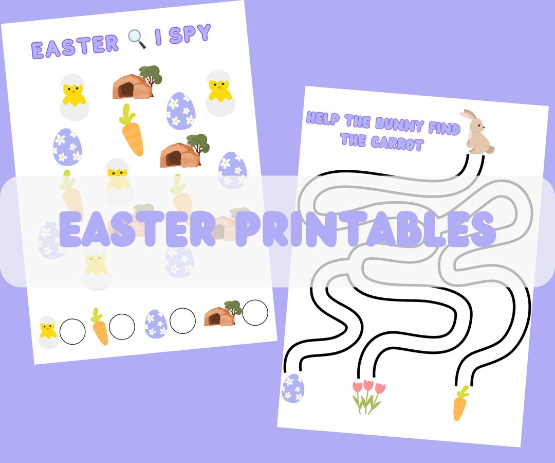 Easter Printables | Easter Kids Activity | Easter I SPY | Easter Seek ...