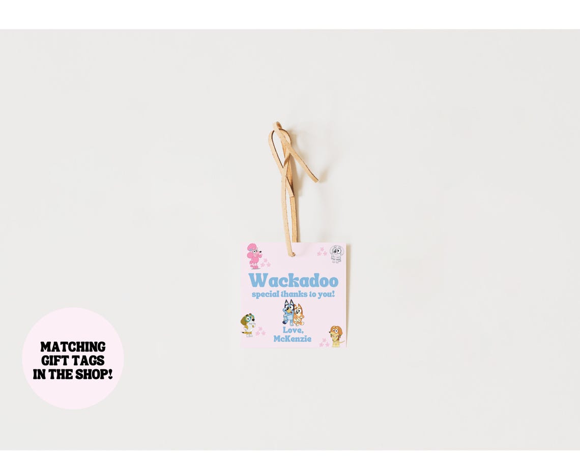 Customizable Girly Bluey Happy Birthday Sign | Bluey Table Sign | Bluey ...