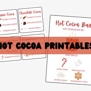 Hot Cocoa Sensory Recipe Cards | Counting & Measuring Sensory Activity ...