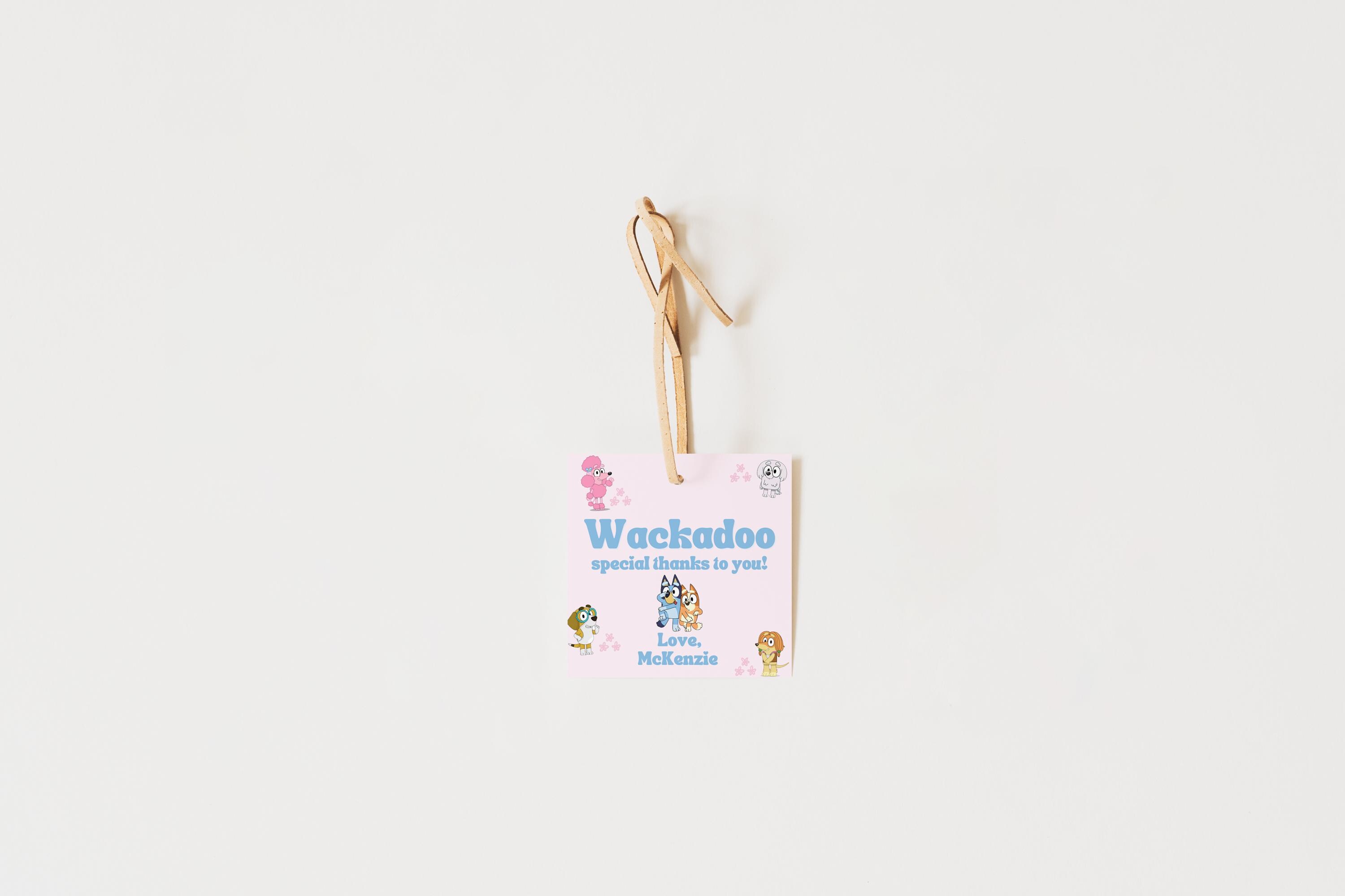 Girly Bluey Party Bundle | Girly Bluey Invitation | Girly Bluey Party ...