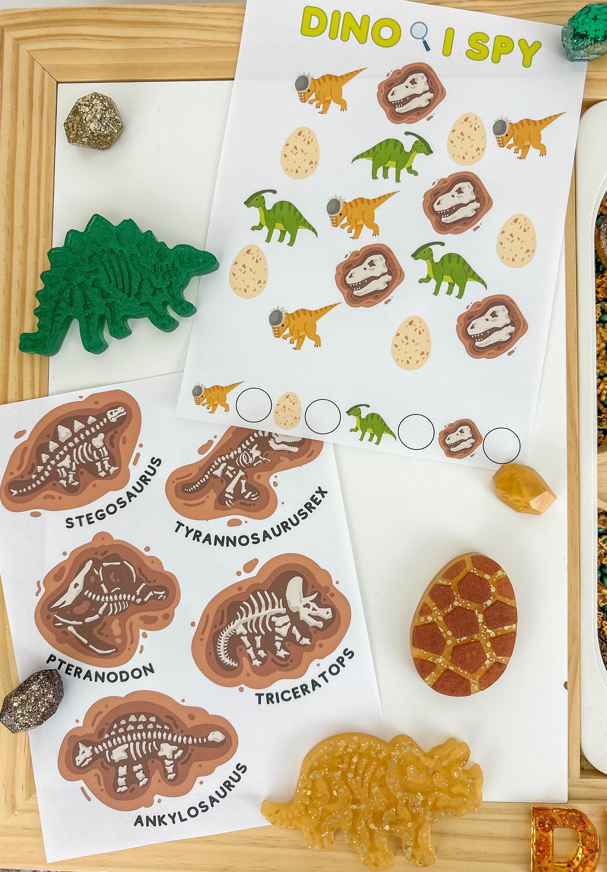 Dinosaur Printables | Dinosaur Kids Activity | Dinosaur I SPY ...