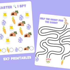 Easter Printables | Easter Kids Activity | Easter I SPY | Easter Seek ...