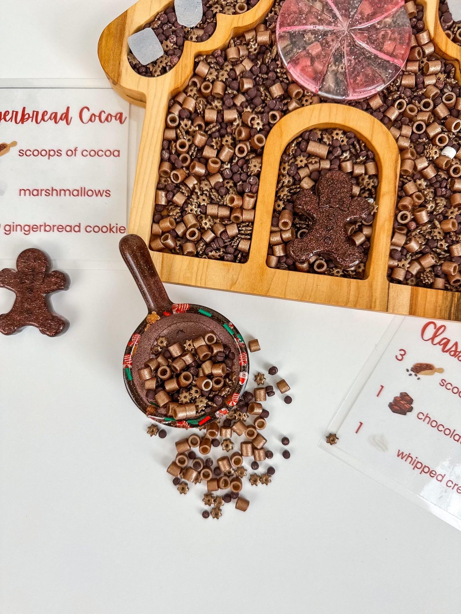 Hot Cocoa Sensory Recipe Cards | Counting & Measuring Sensory Activity ...