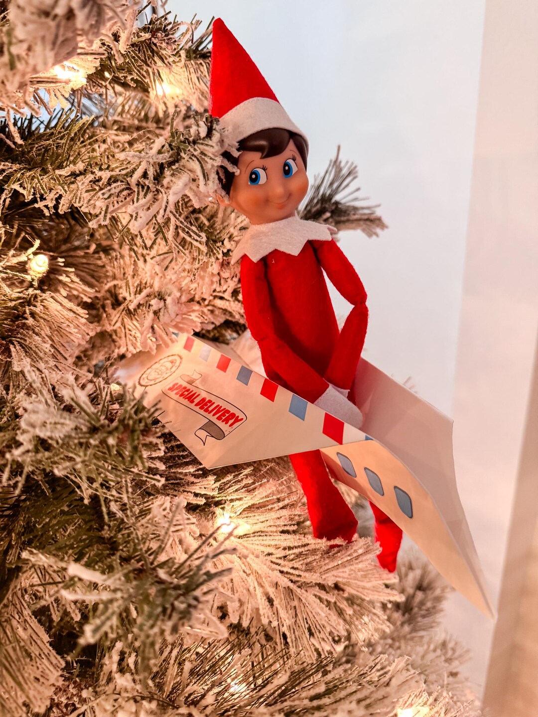 Elf Airplane Printable | North Pole Delivery, Customizable (digital ...