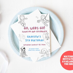 Spidey Gift Tag | Printable Gift Tag | Spidey Birthday | Spidey ...