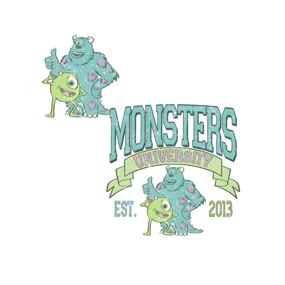 Retro Monsters Png, Retro Monsters University Png, Monsters University ...
