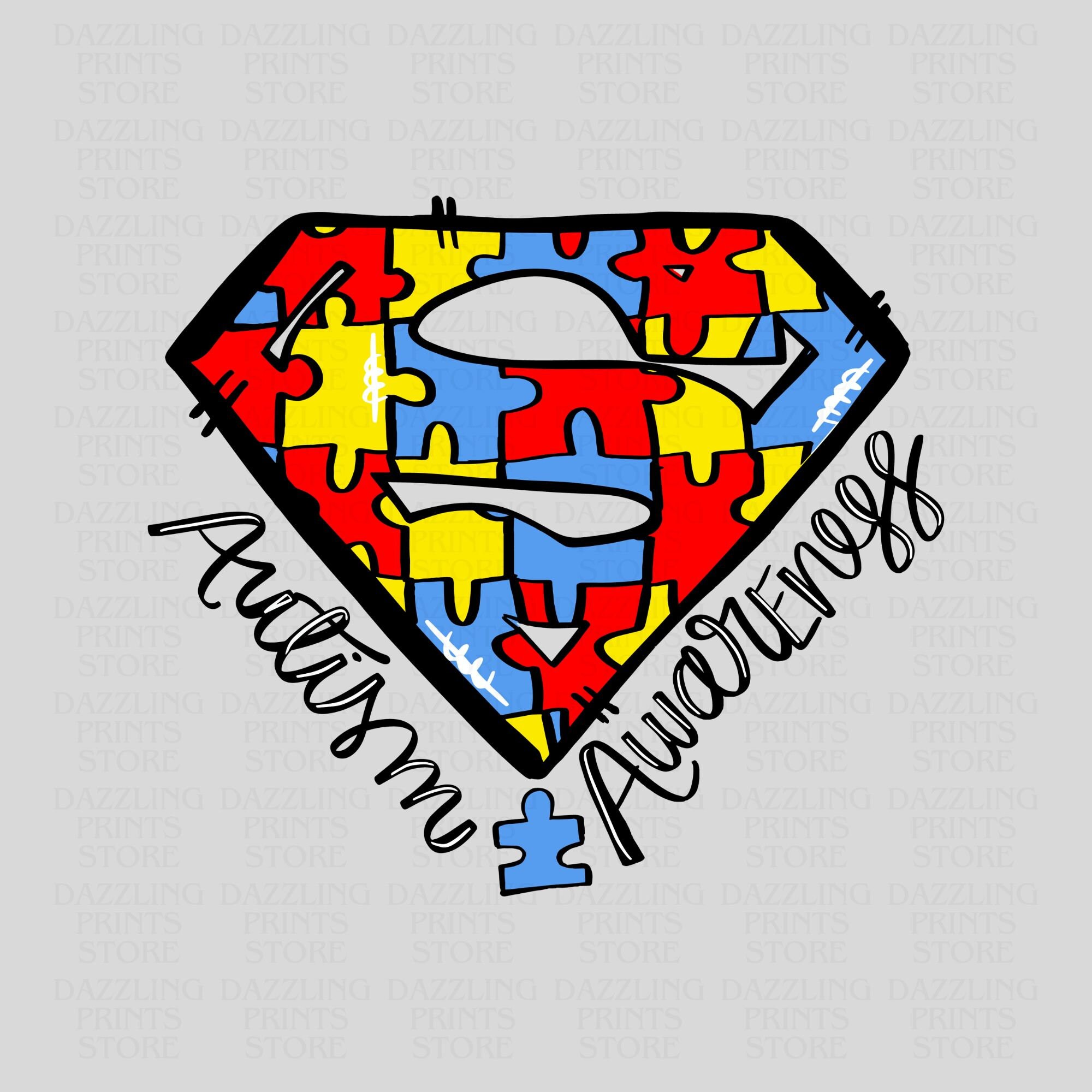 Autism Superhero PNG, Vintage Autism Svg, Western Png, Autism Awareness ...