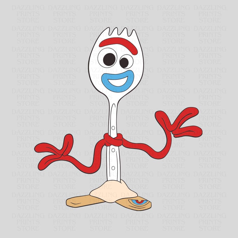 Forky Svg Bundle, LAYERED, Eps Files, Forky Clipart, Toy Story Svg ...