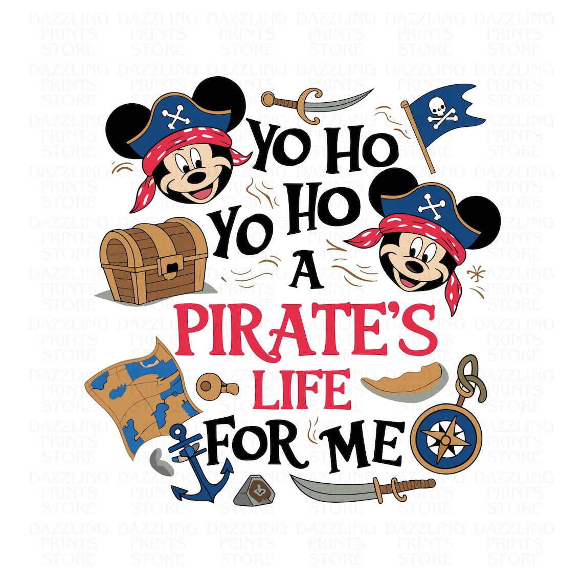 Yo Ho Yo Ho Pirate's Life for Me Svg Png, Mouse Pirate Png, Cruise Trip ...