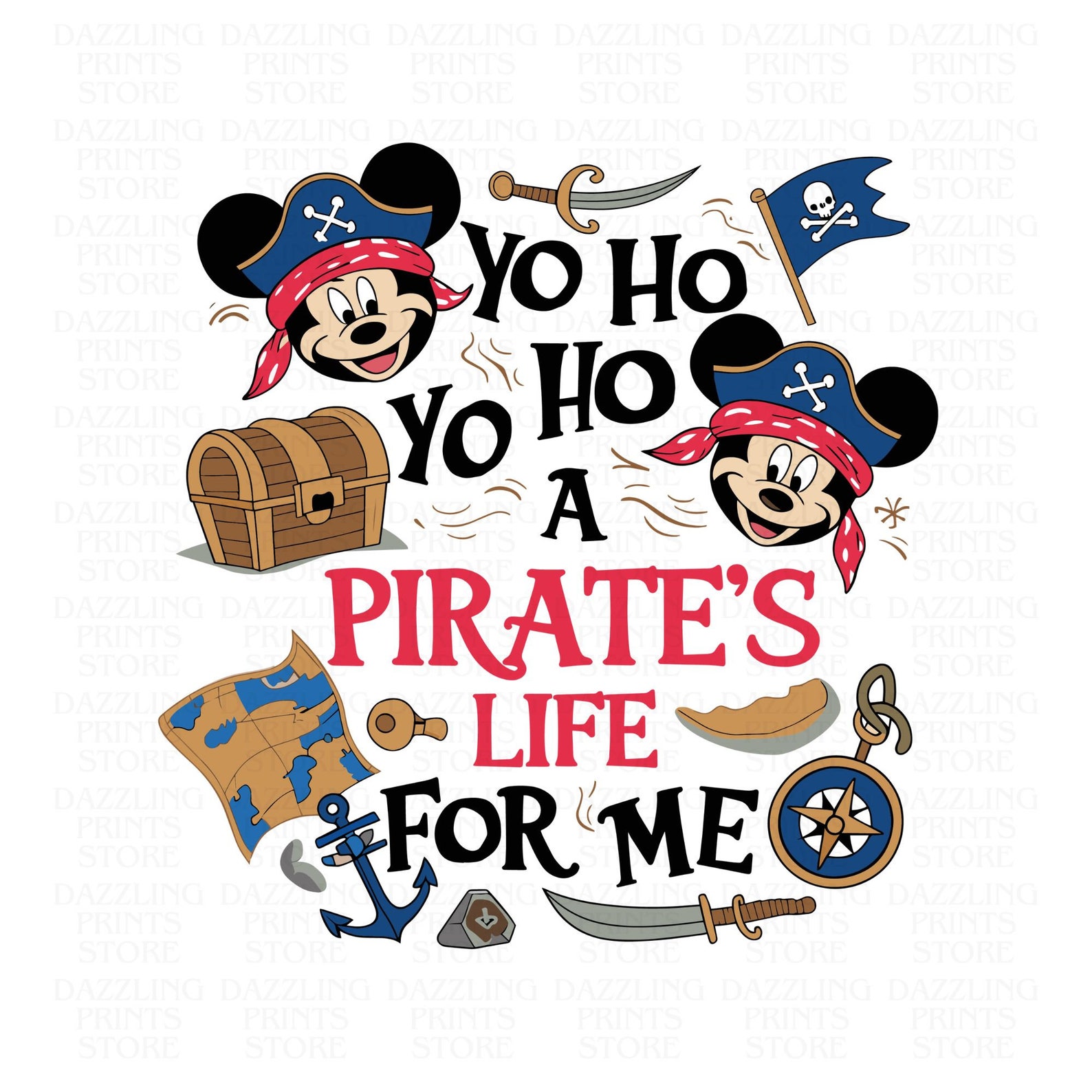Yo Ho Yo Ho Pirate's Life for Me Svg Png, Mouse Pirate Png, Cruise Trip ...