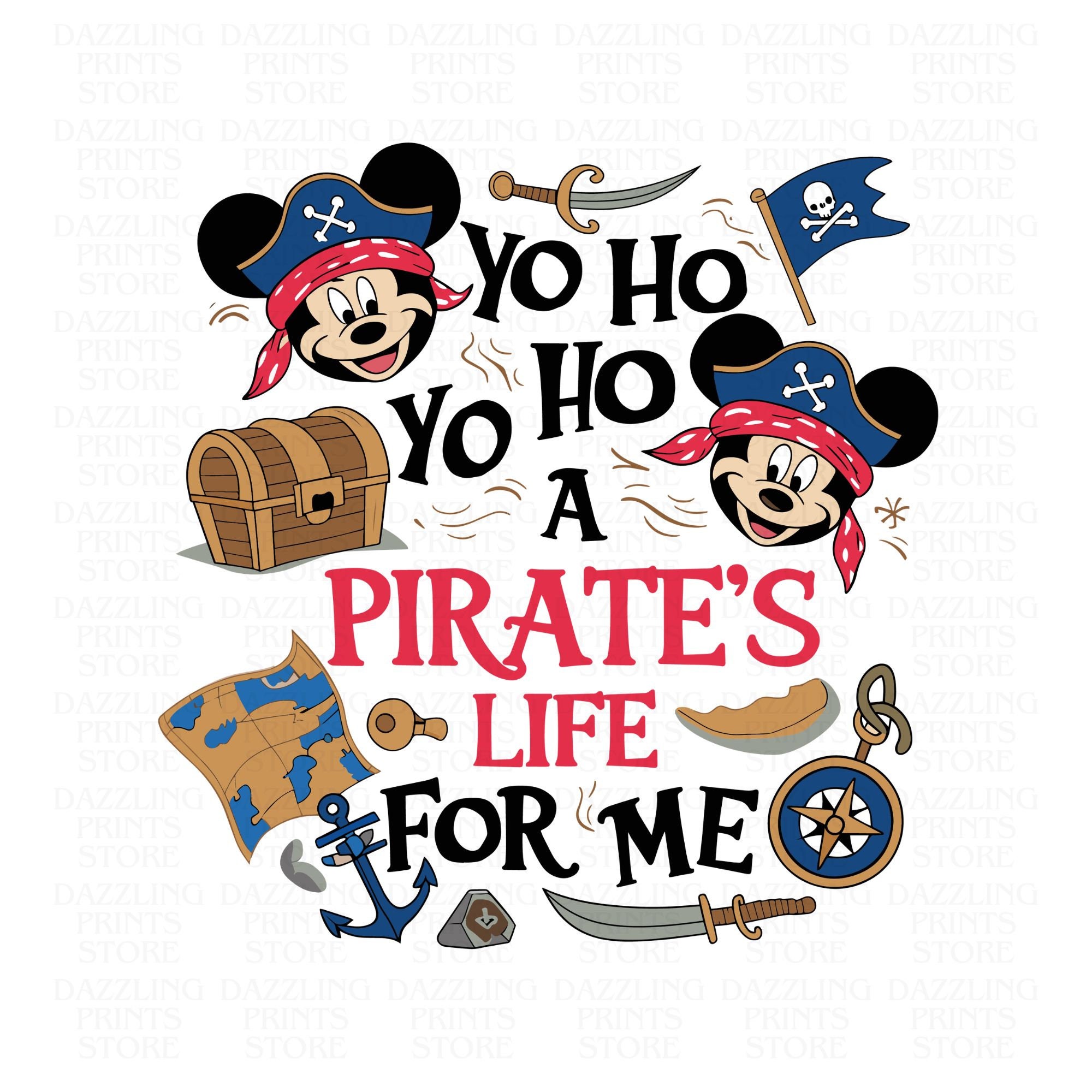 Yo Ho Yo Ho Pirate's Life for Me Svg Png, Mouse Pirate Png, Cruise Trip ...