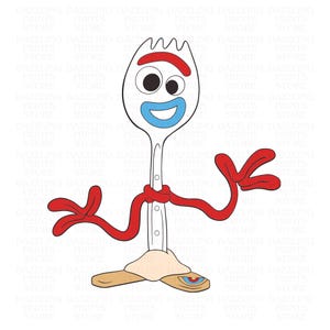 Forky Svg Bundle, LAYERED, Eps Files, Forky Clipart, Toy Story Svg ...
