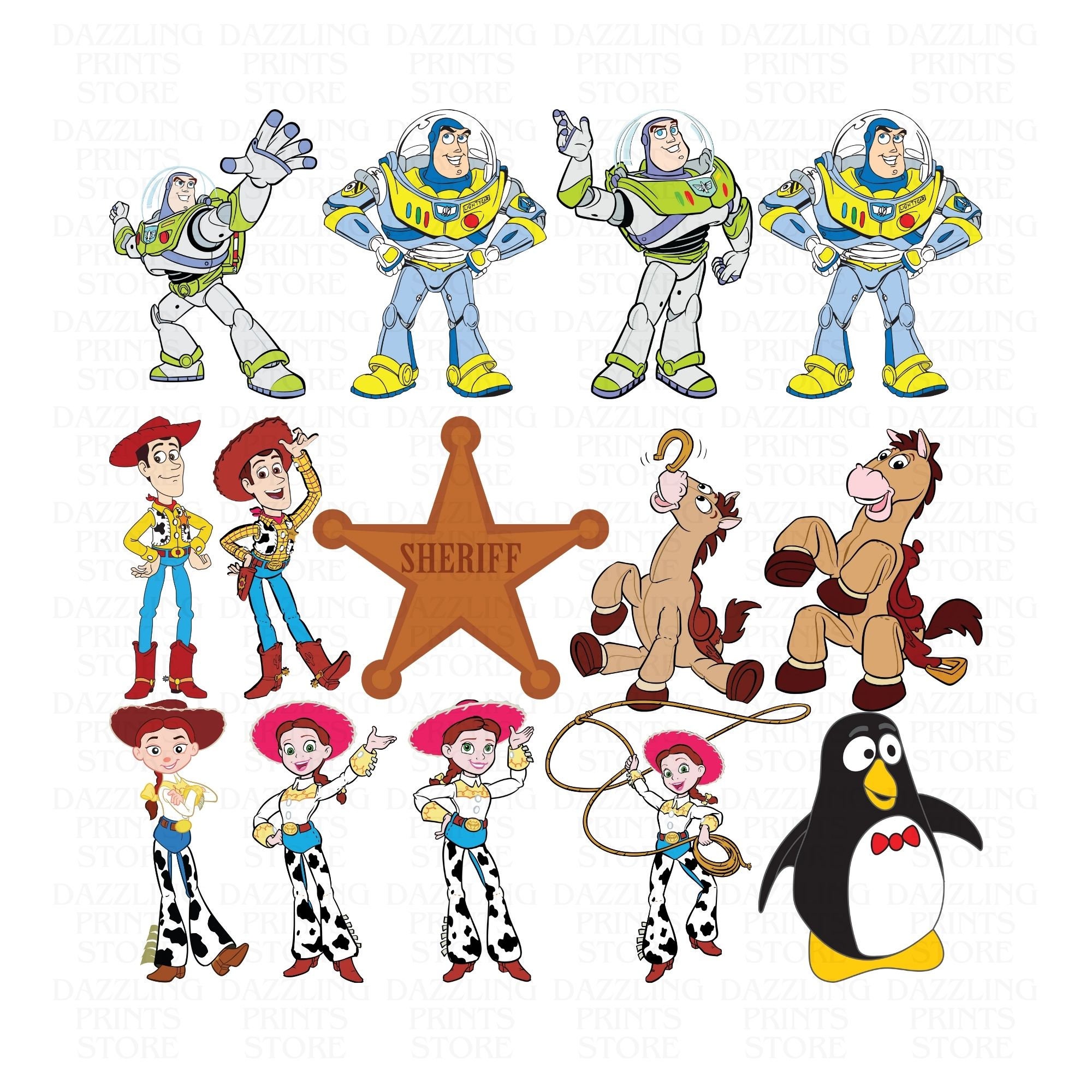 Toy Story Clipart, Toy Story, Toy Story Clip Art, Toy Story Watercolor ...