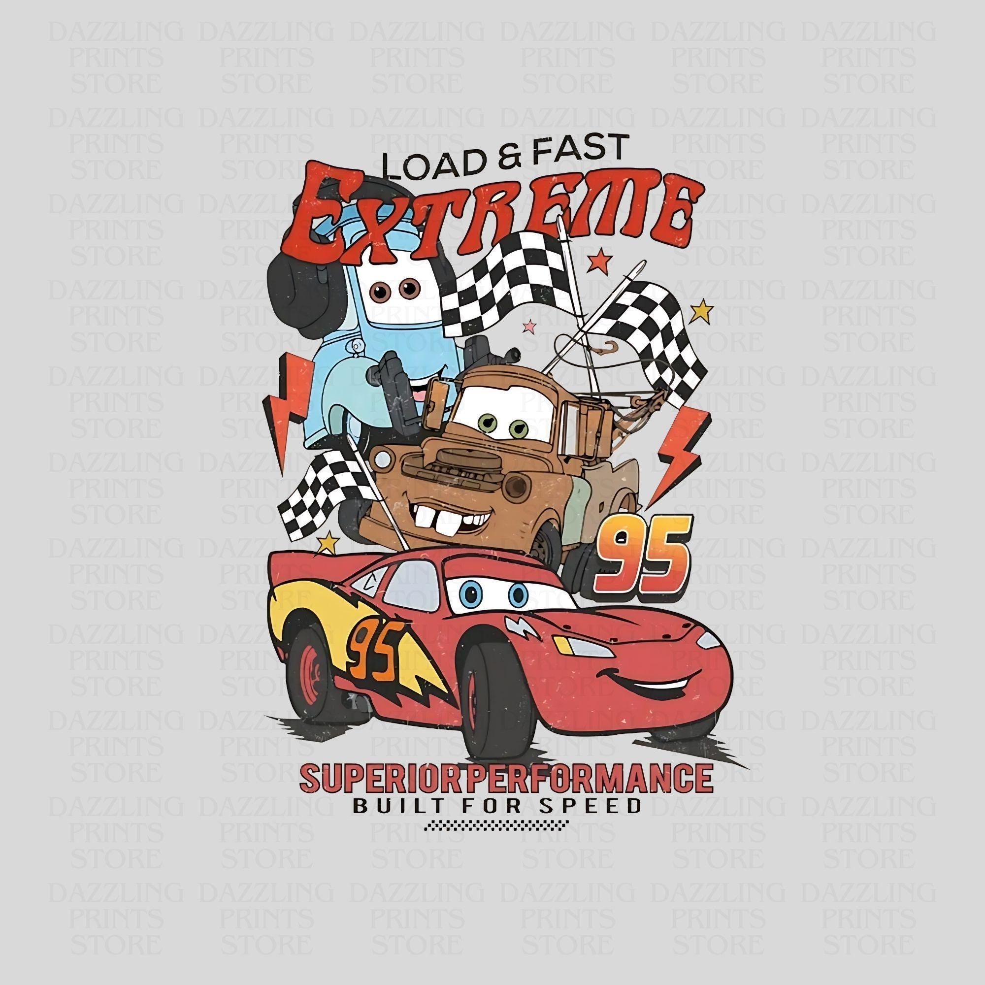 Cars Png, Lightning Mcqueen Png, Cars Shirt Png, Think Fast 95 Cars Png ...